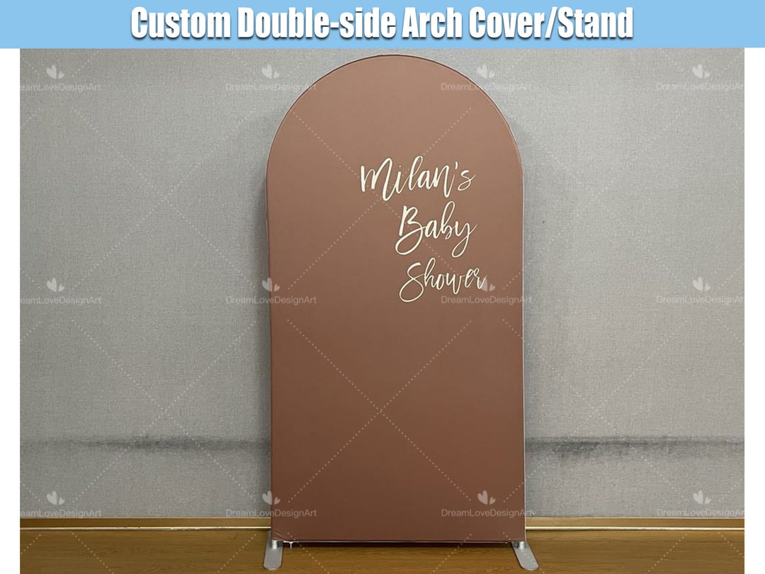 Baby Shower Arch Backdrop Brown We Can Bearly Wait Party Arch Stand ...