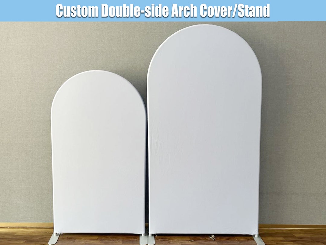 White Arch Chiara Backdrop Cover Stand Frame Fabric White Arch Backdrop ...