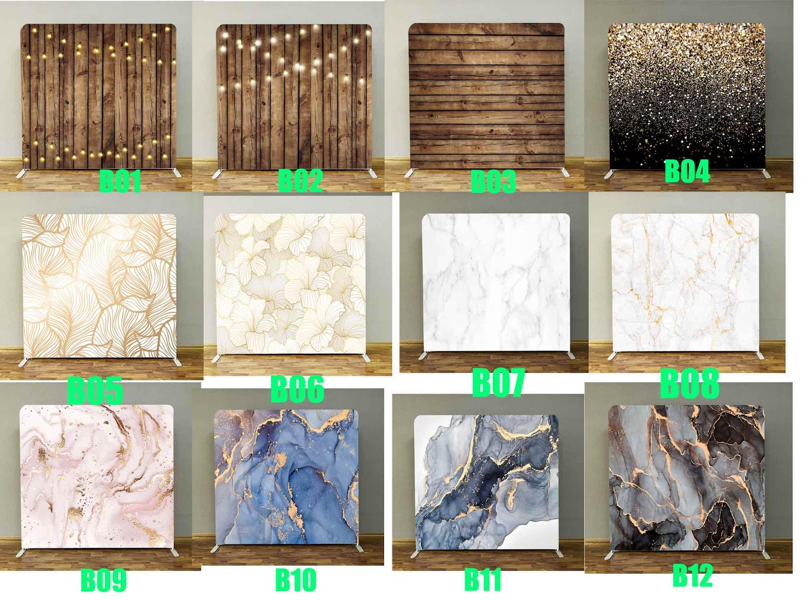 Photobooth Square Backdrop Studio Custom Cover Stand Wall Party ...