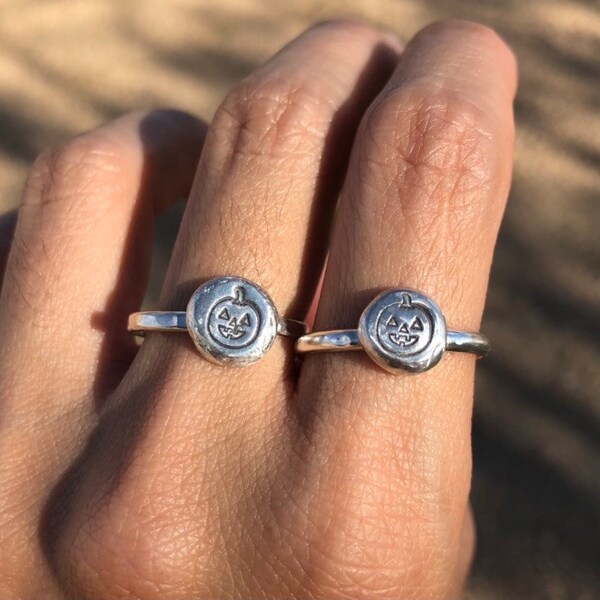 Jack O Lantern Rings - Etsy