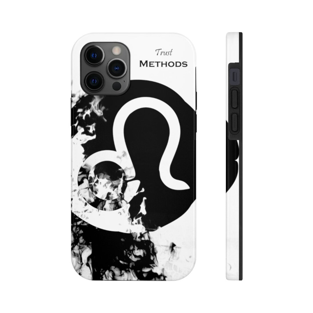 Trust Methods Zodiac Fire Sign Leo Tough Phone Cases WHT/BLK - Etsy