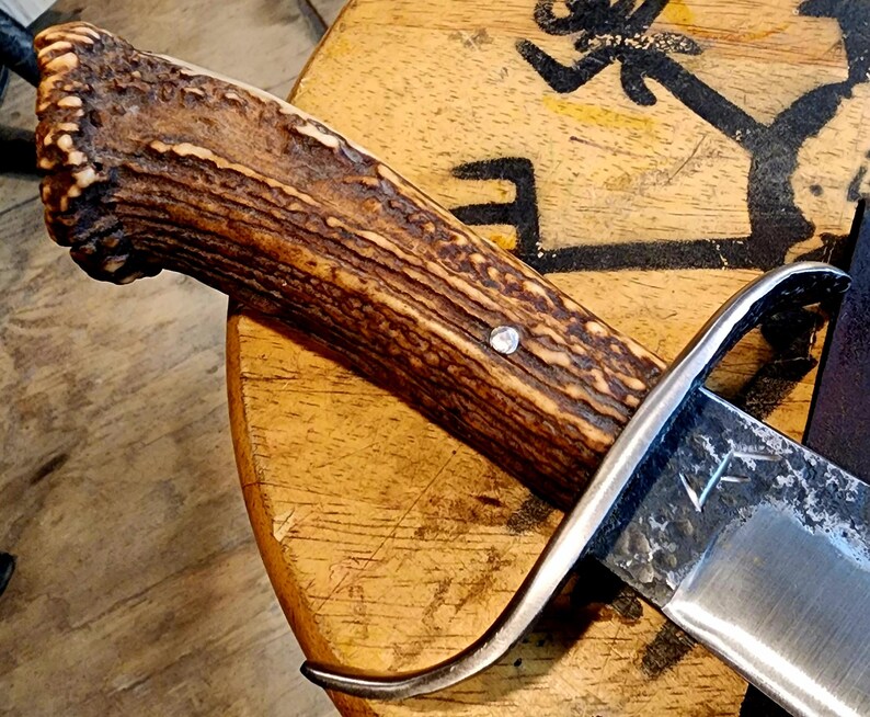 Raven Forge Hand-forged Bowie MASSIVE 12" Blade, Razor Sharp & Built to ...