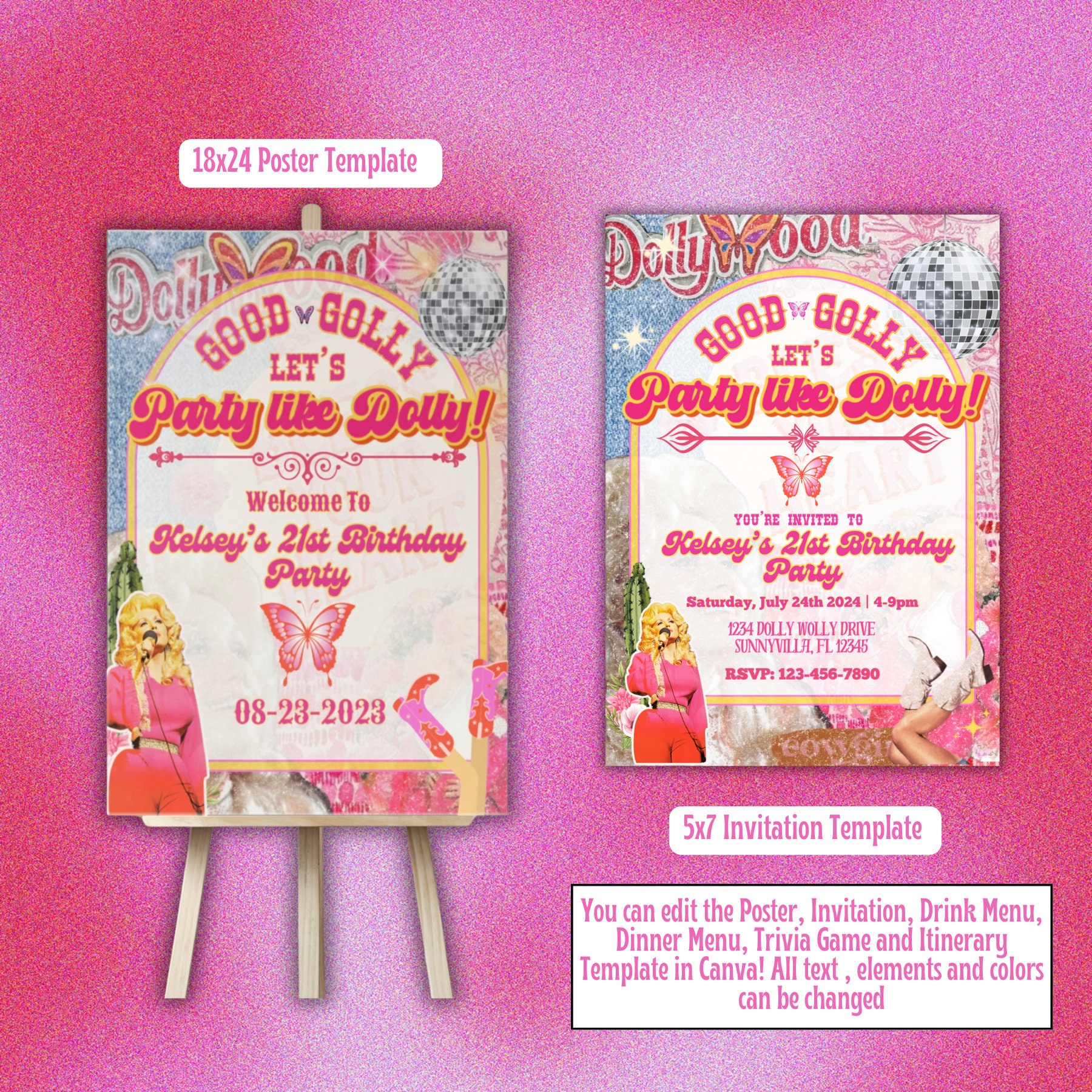 Dolly Parton, Party Games, Birthday Game Bundle, Adult Party Games ...