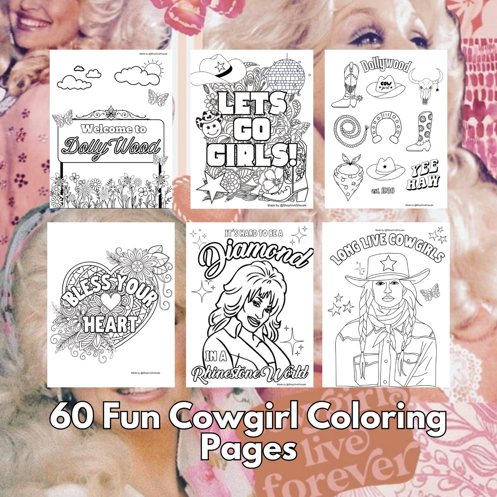 Cowgirl Coloring Pages, Dolly Coloring Pages, Kids Coloring Pages ...