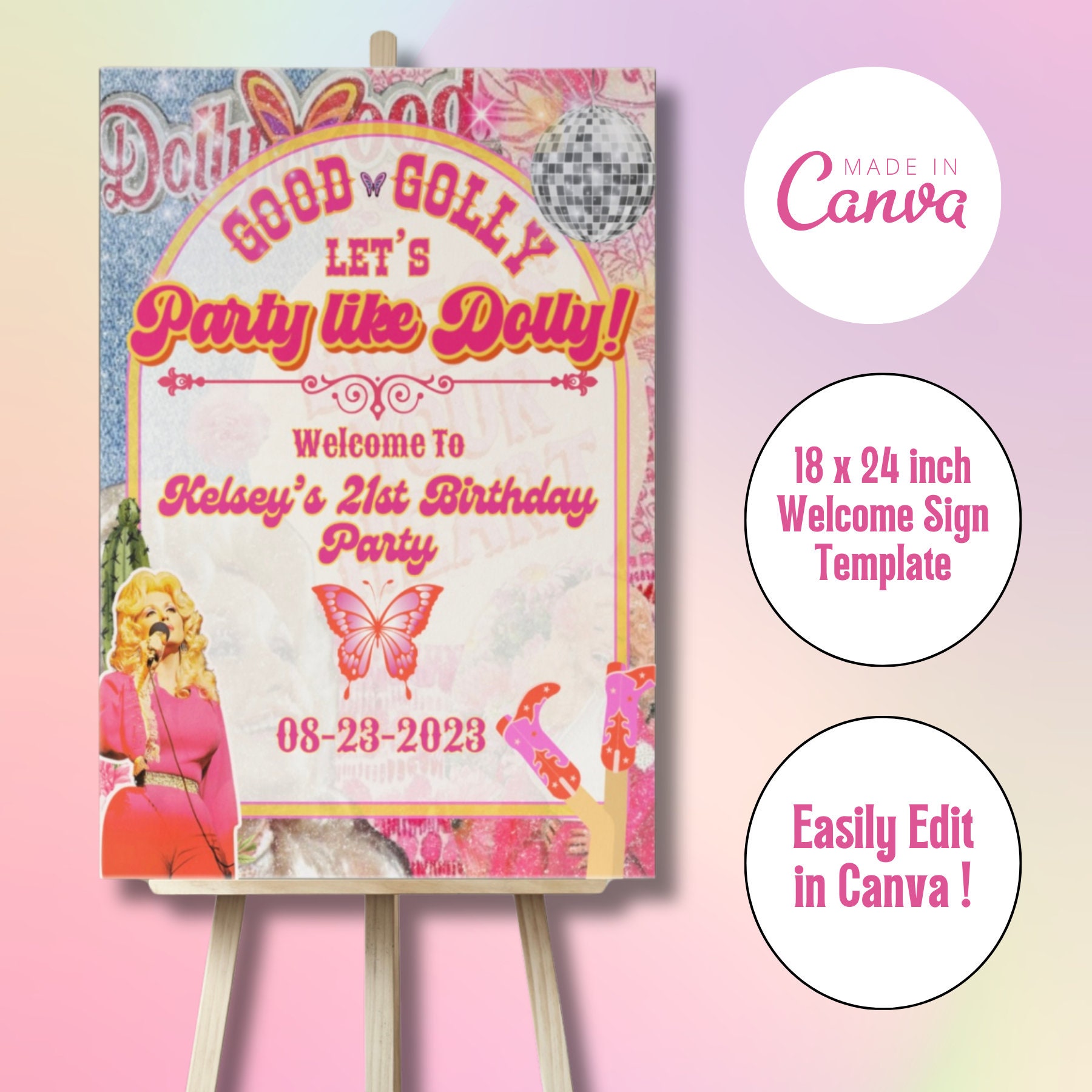 Dolly Parton, Kids Party Bundle, Birthday Games, Coloring Pages, Party ...