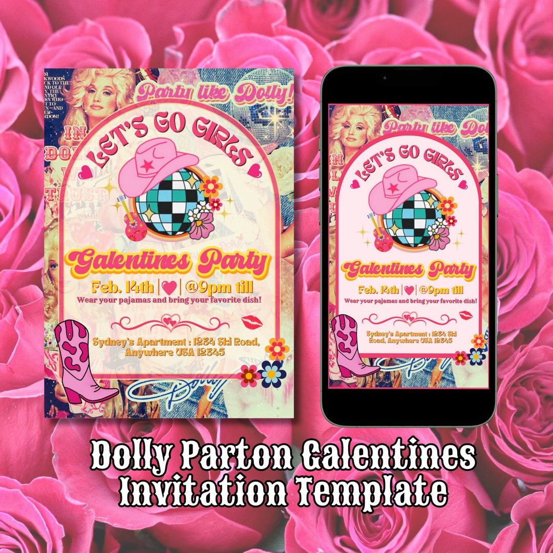 Dolly Inspired, Birthday Party, Galentines Day, Valentines Printables ...