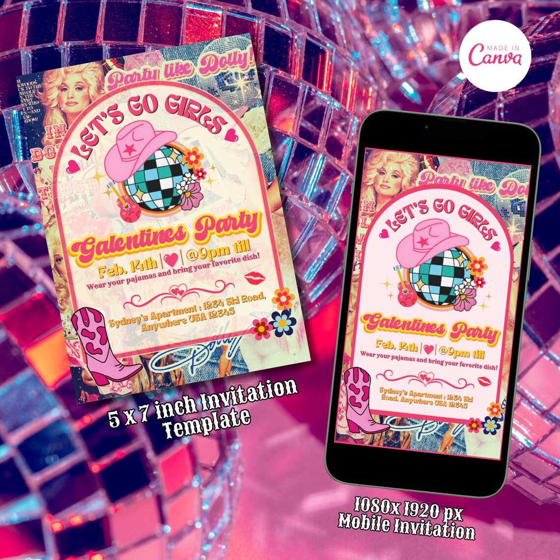 Dolly Inspired, Birthday Party, Galentines Day, Valentines Printables ...