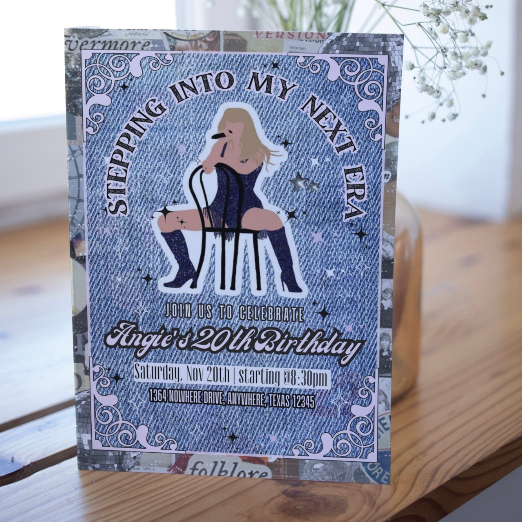 Eras | Swiftie Inspired | Birthday Invitation | Swiftie Merch | Country ...