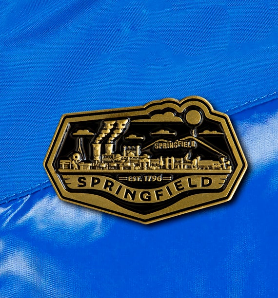 Springfield Badge Pin - Etsy