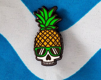Pineapple Piff Enamel Hat Pin - Etsy