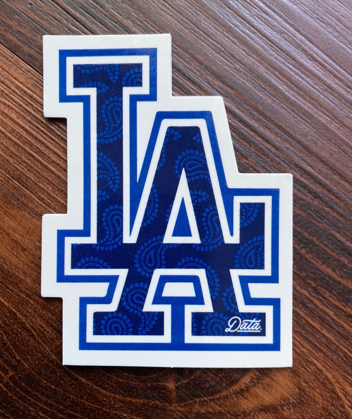 LA Blue Flag Sticker - Etsy