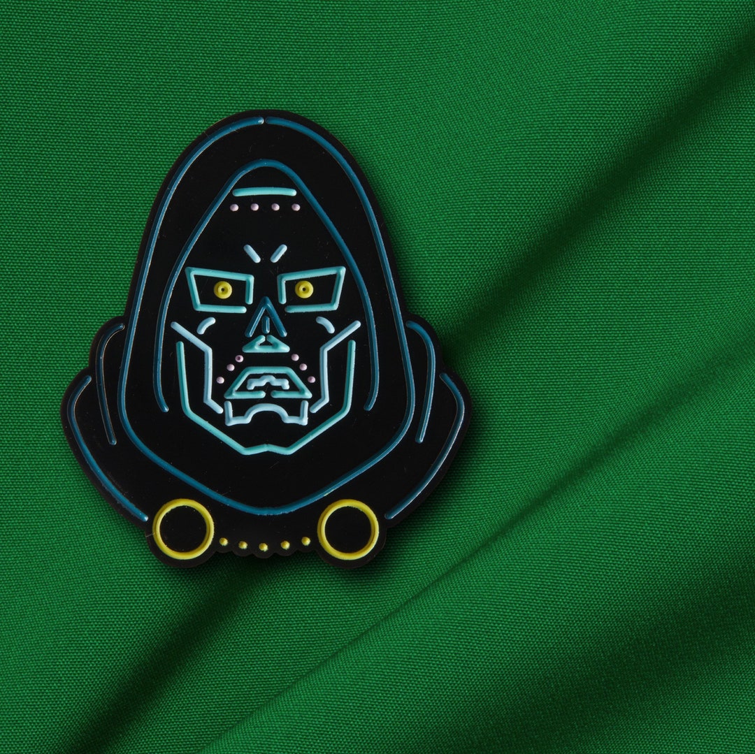 Neon Doom Pin - Etsy