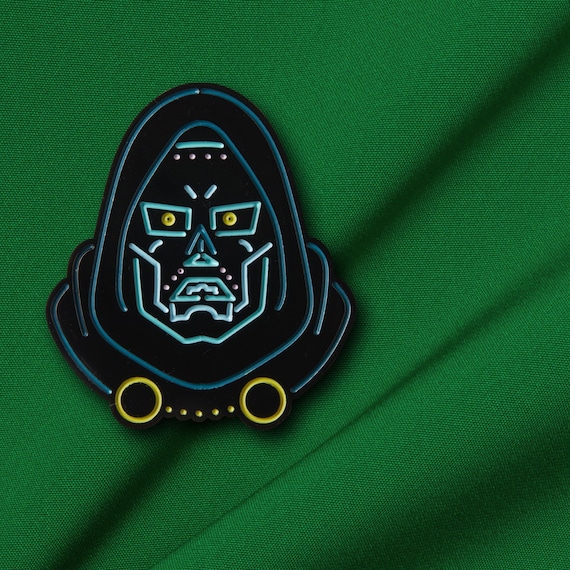 Neon Doom Pin - Etsy