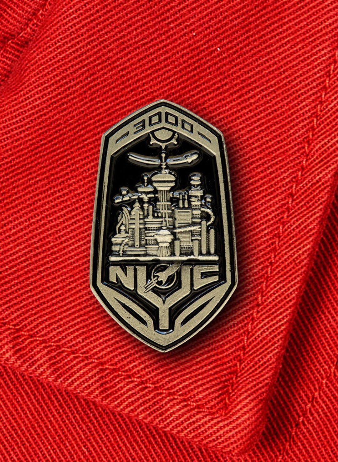 New NY Badge Pin - Etsy