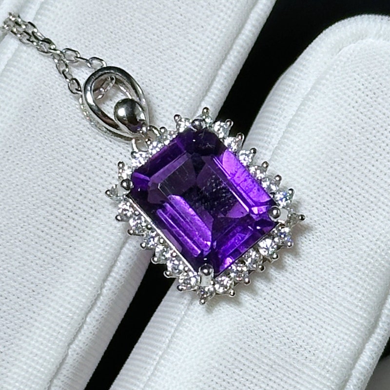 Amethyst Necklace 10ct - Etsy