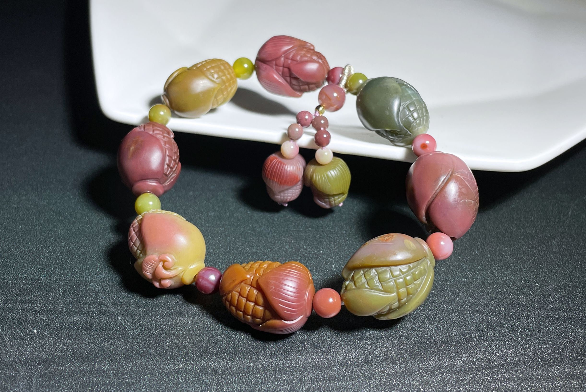 14x20mm Certified Natural Yanyuan Agate Hand Carved Corn - Etsy