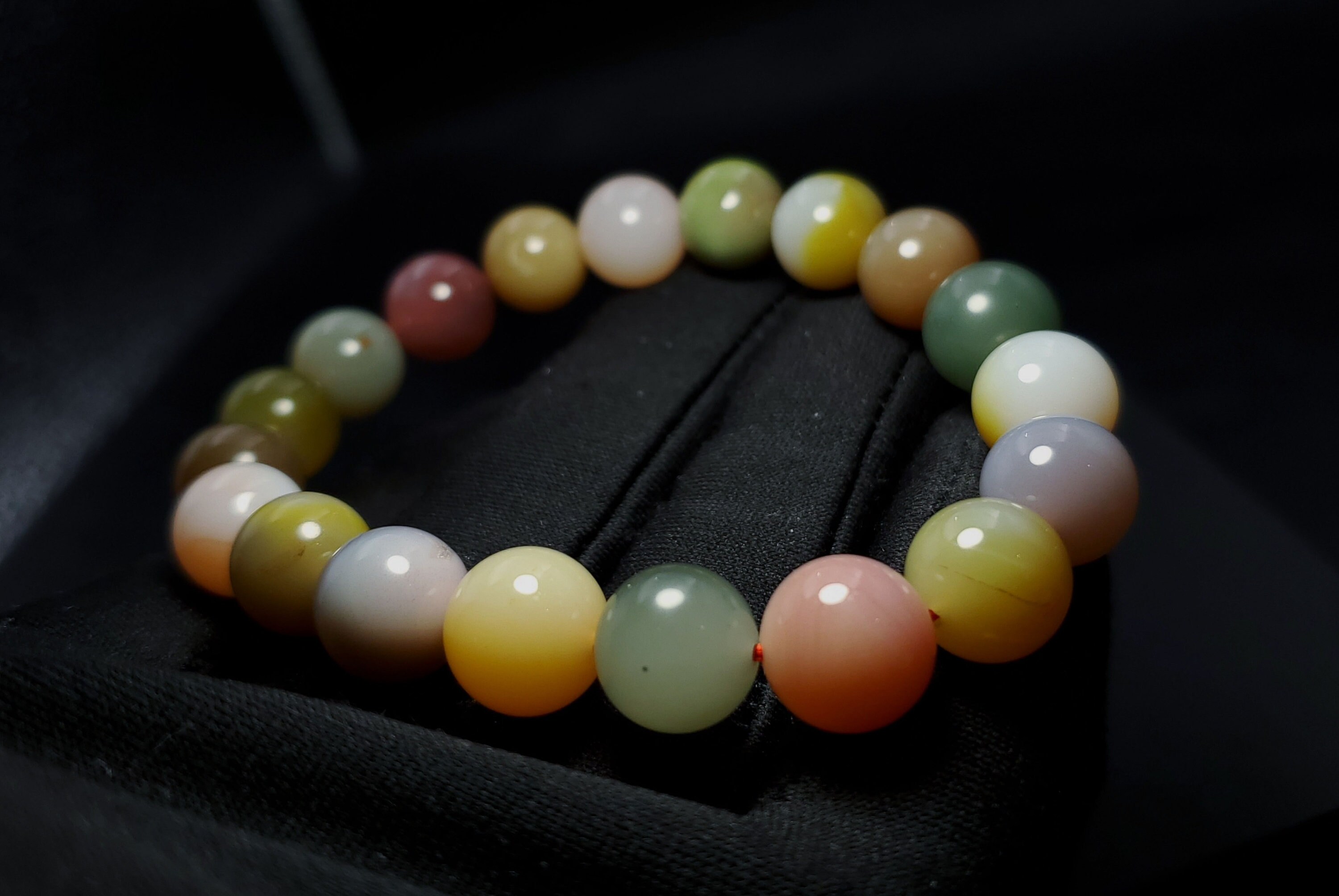 8mm, Natural Icy Hetian White Nephrite Jade with with Hand Carved ...