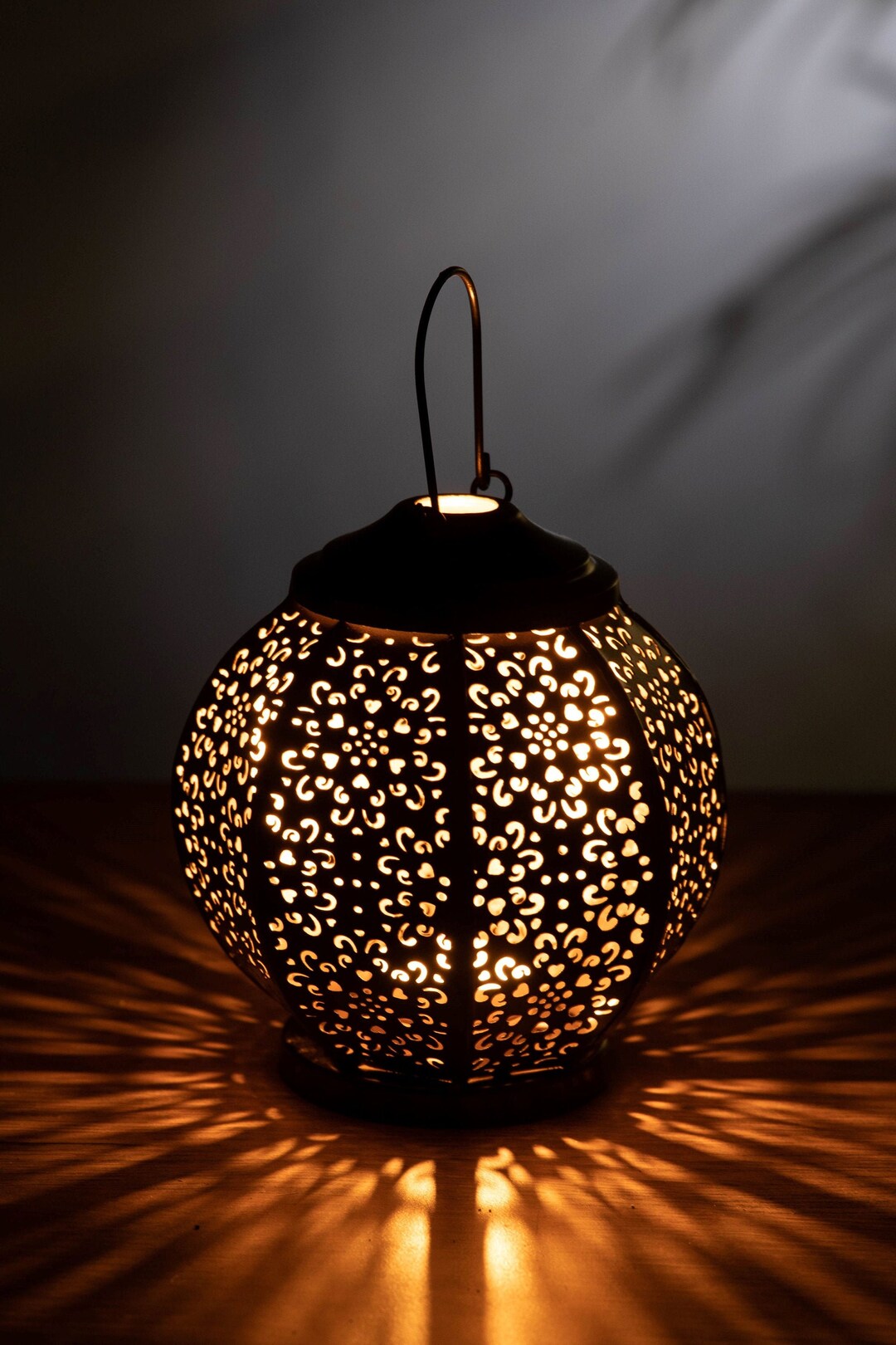 Indian Iron Tea Light Lantern Vintage Style Outdoor Decoration - Etsy