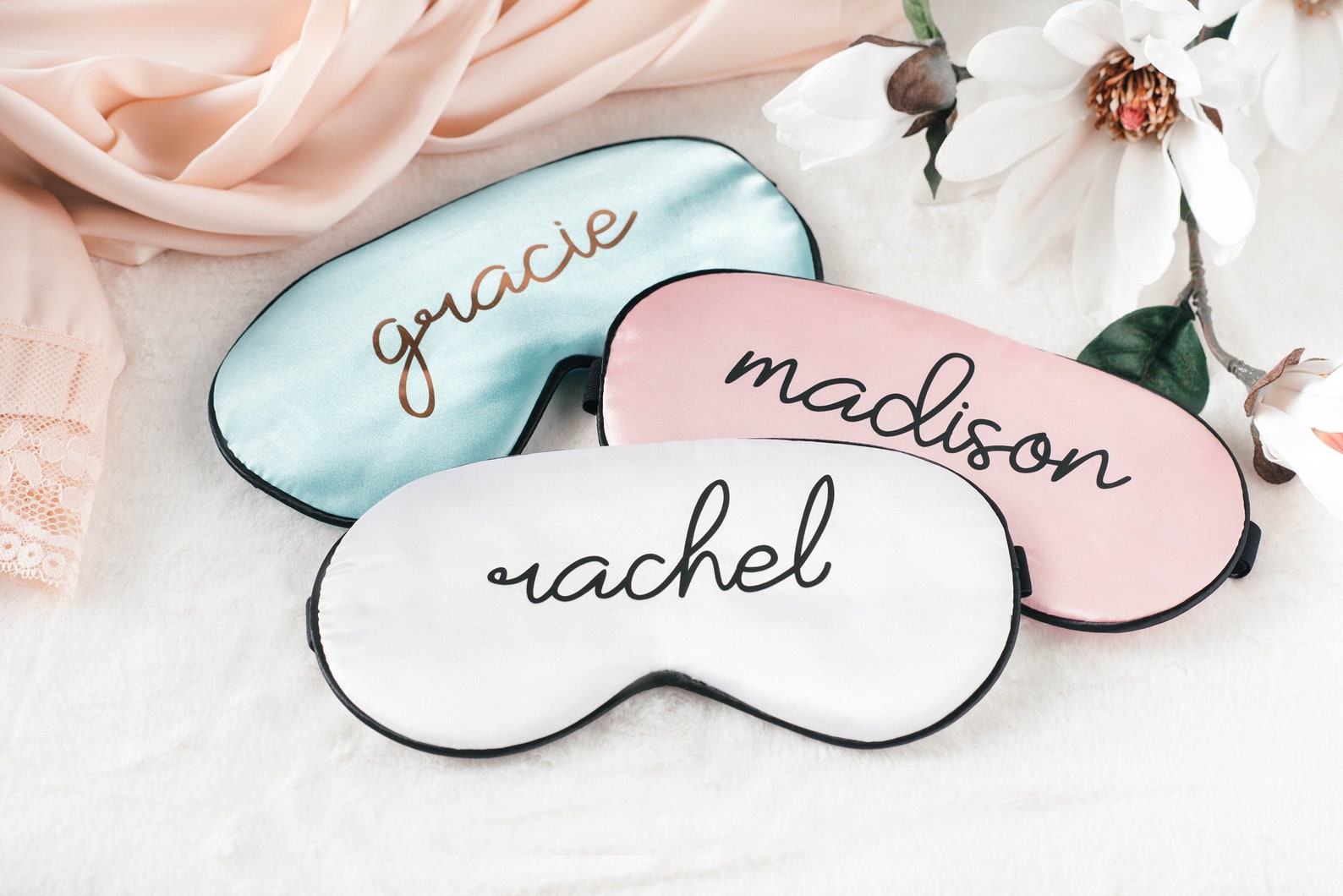 Personalized Sleep Masks Bridesmaid Eye Mask Bachelorette - Etsy