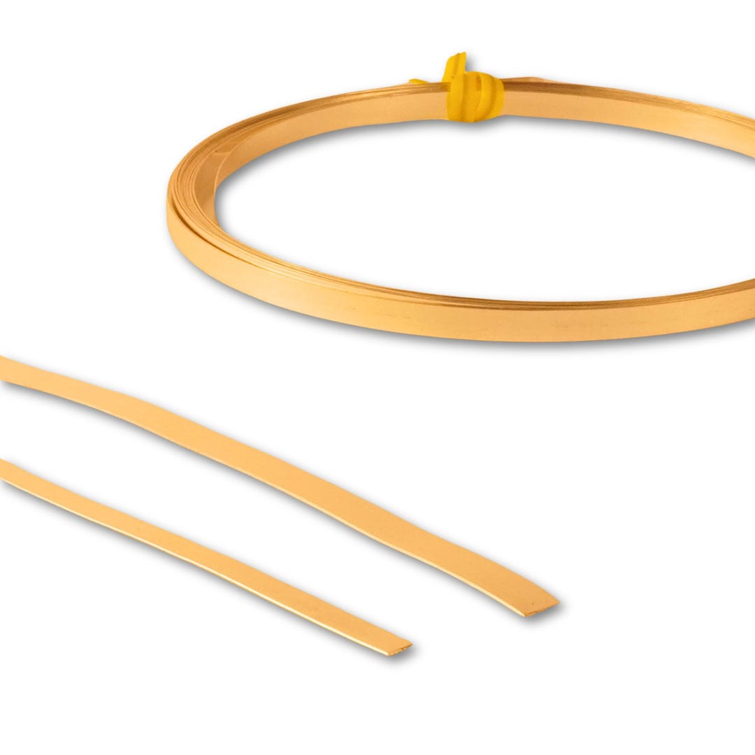 24k Gold Bezel Strip, 99.99% Pure Gold Bezel Wire | Flat Smooth Plain ...