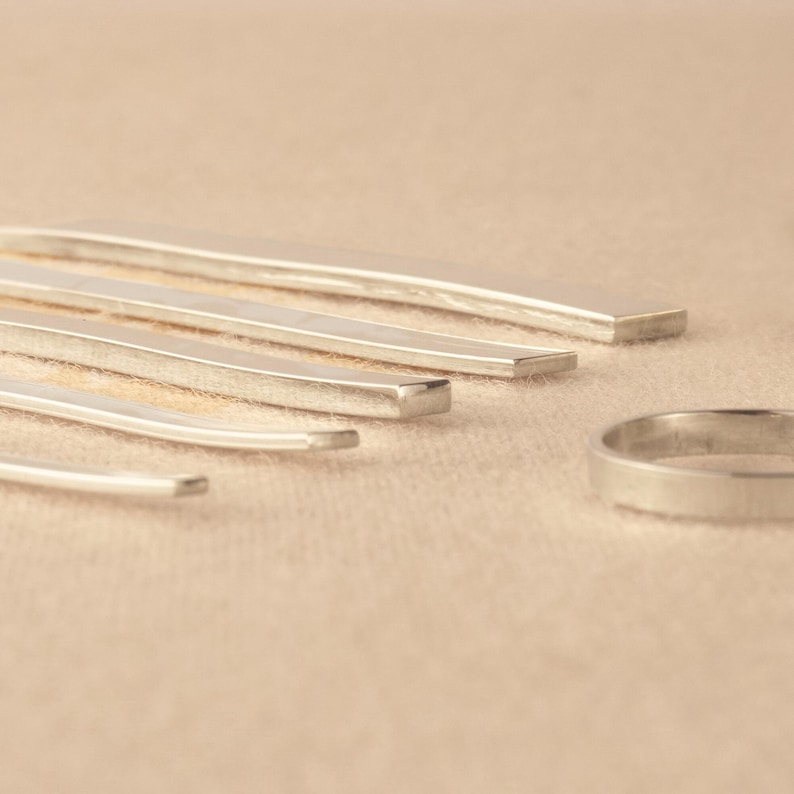 Argentium Silver Rectangular Wire | 940 Silver Flat Wire | Silver ...
