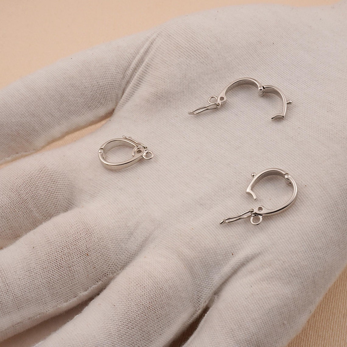 Sterling Silver Bail With Safety Catch - Enhancer Bail, 925 Silver ...
