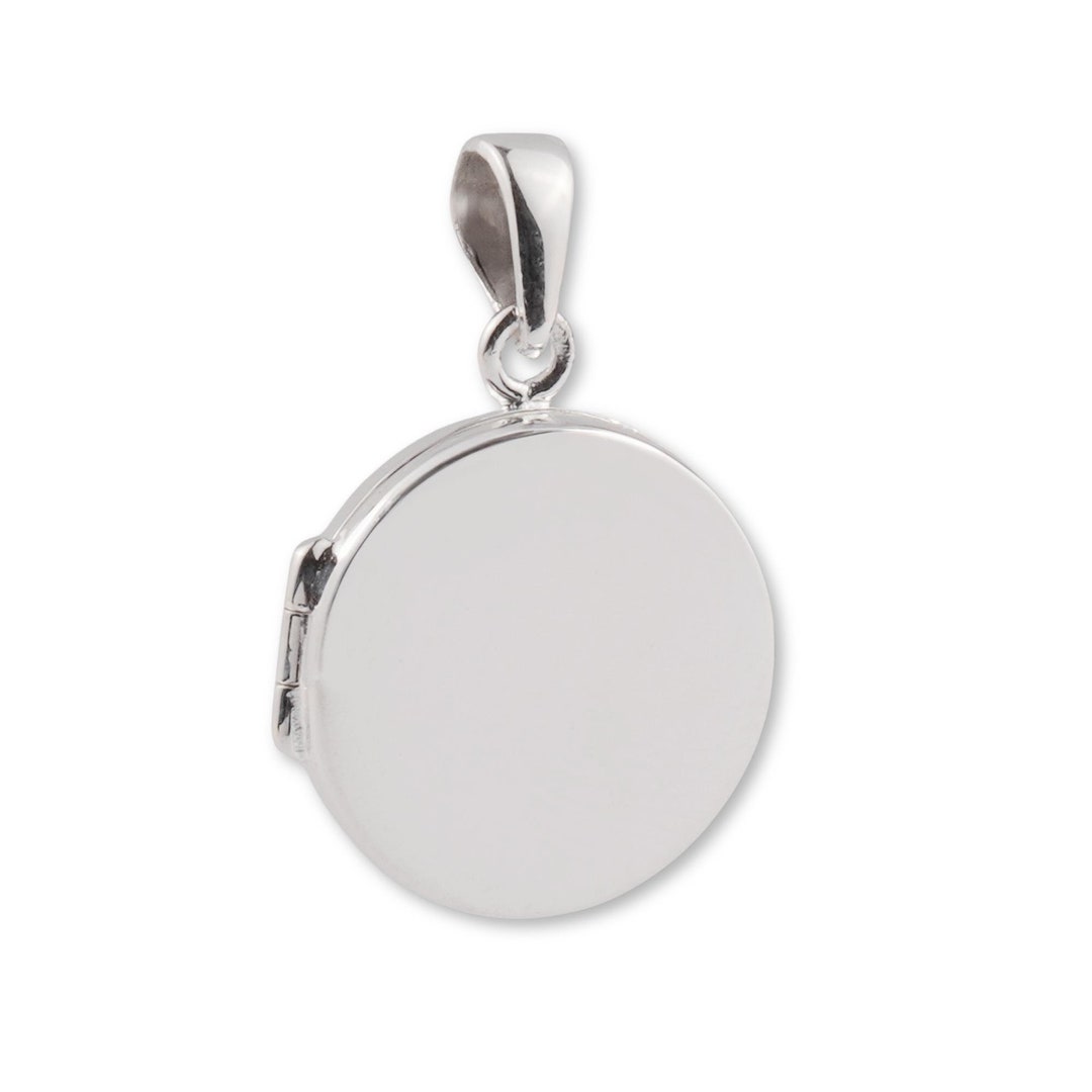 Sterling Silver Locket for Photo - Silver Locket Necklace Pendant ...