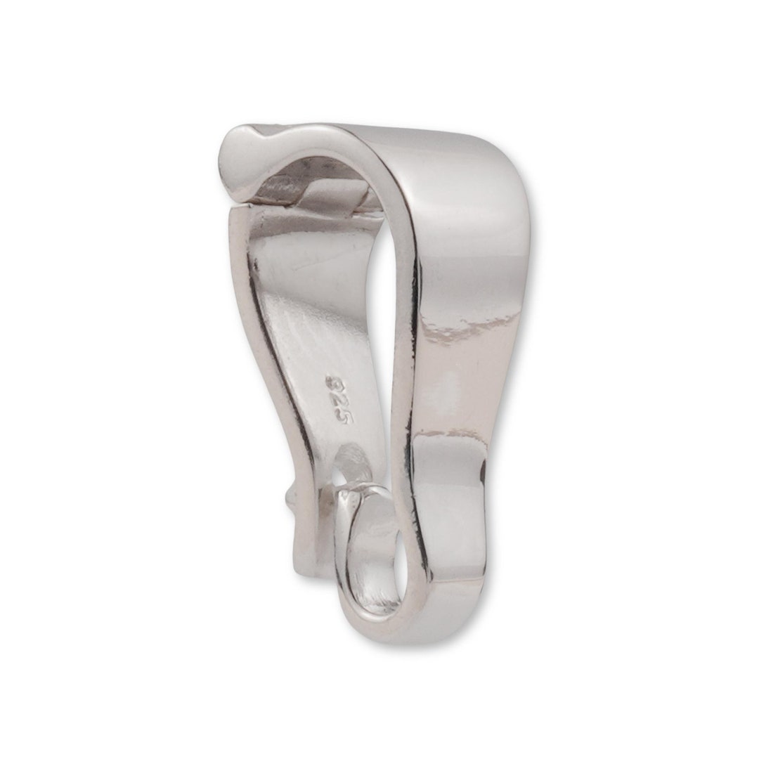 Sterling Silver Flat Hinged Bail - Enhancer Bail, 925 Silver Necklace ...