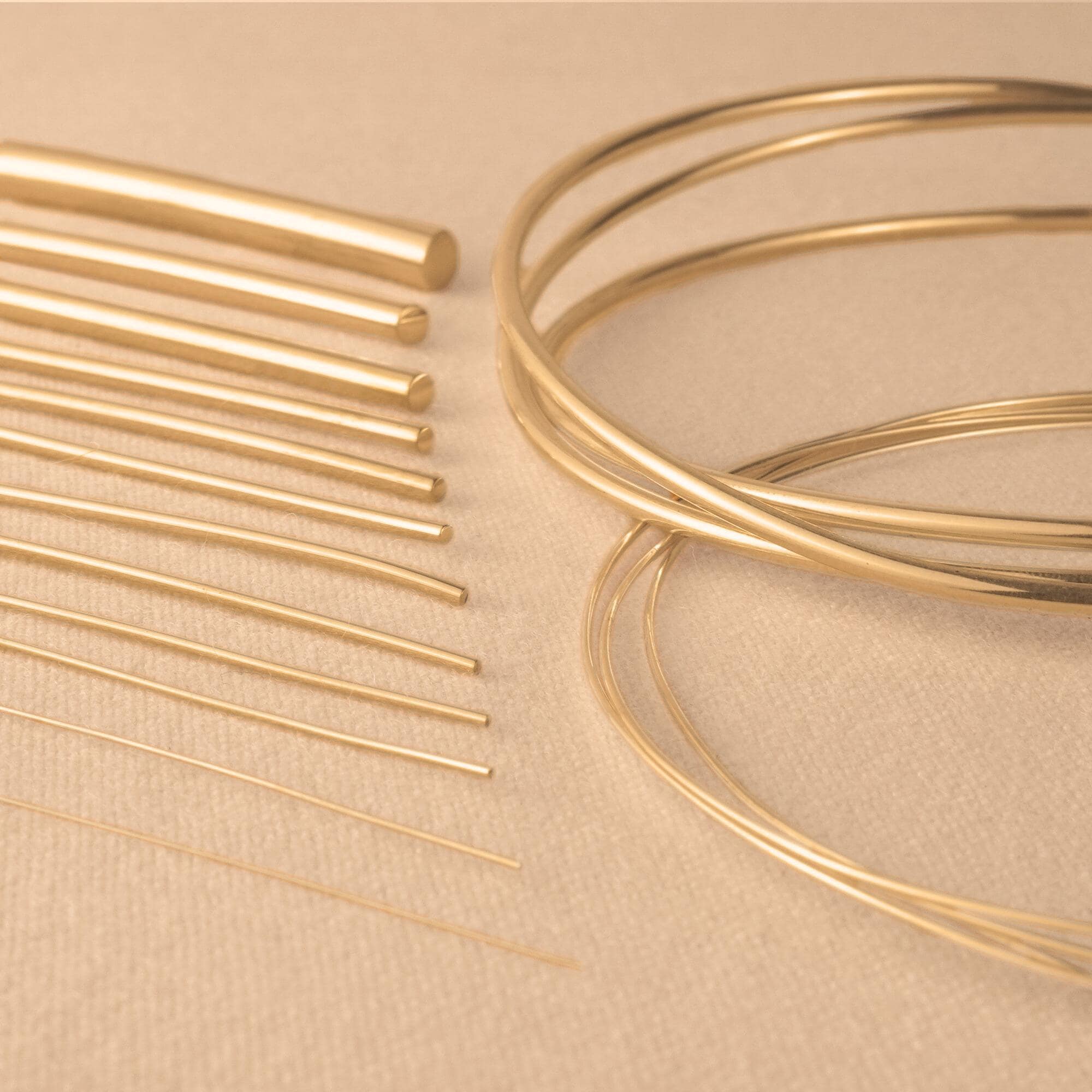 100% Recycled 18k Solid Gold Wire - 750 Yellow Gold Half Hard Wire ...
