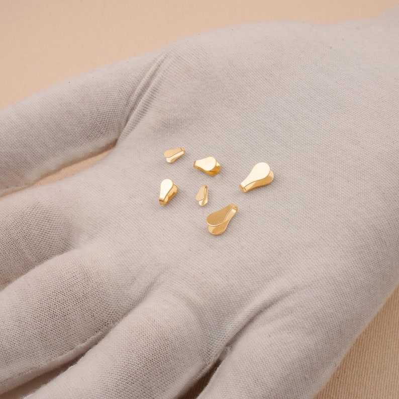 18k Solid Gold Chain End Cap - Flat End Cap - 750 Yellow Gold Chain ...