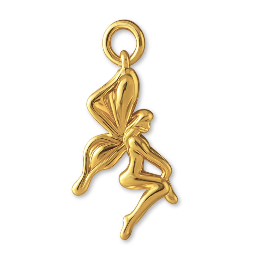 Solid 24ct Pure Gold Garden Fairy Charm - Fantasy & Celestial Charms ...