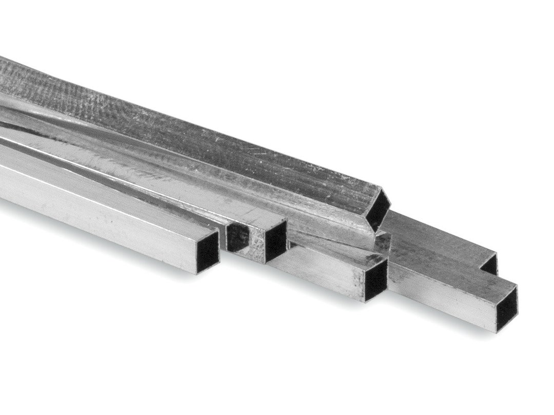 Sterling Silver Square Tube, 925 Silver Tubing for Jewellery Making ...