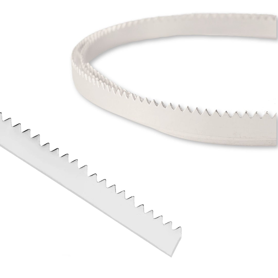 925 Silver Sawtooth Bezel Strip, Sterling Silver Fancy Bezel Strip for ...