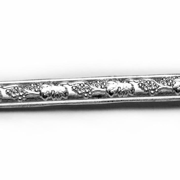 925 Silver Pattern Strip Sterling Silver Embossed Strip - Etsy