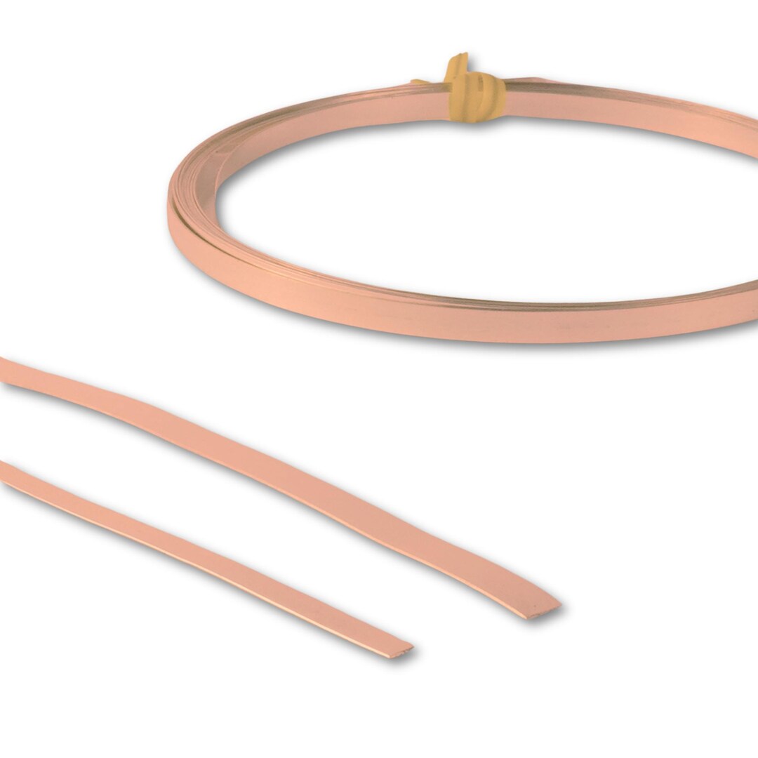 14k Rose Gold Bezel Strip, 585 Rose Gold Flat Smooth Plain Strip for ...