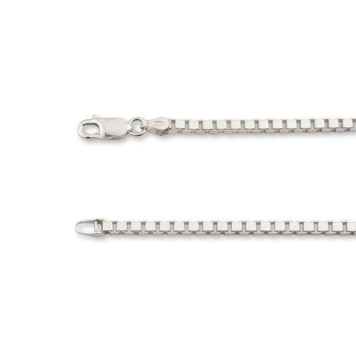 Sterling Silver Box Chain Extender - Custom Length Extension Chain for ...