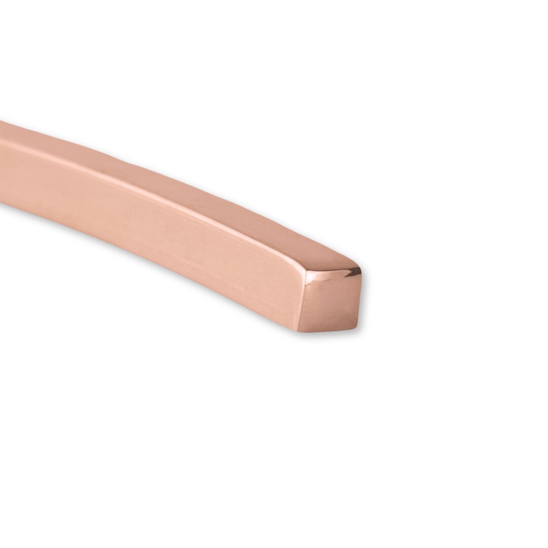 14k Rose Gold Square Wire, 585 Pink Gold Half Hard Wire - 10cm ...