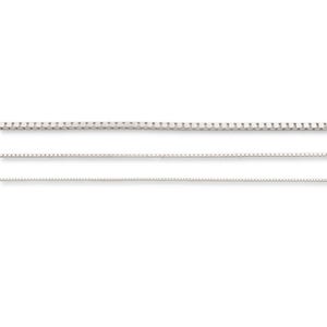 Sterling Silver Box Chain Extender - Custom Length Extension Chain for ...