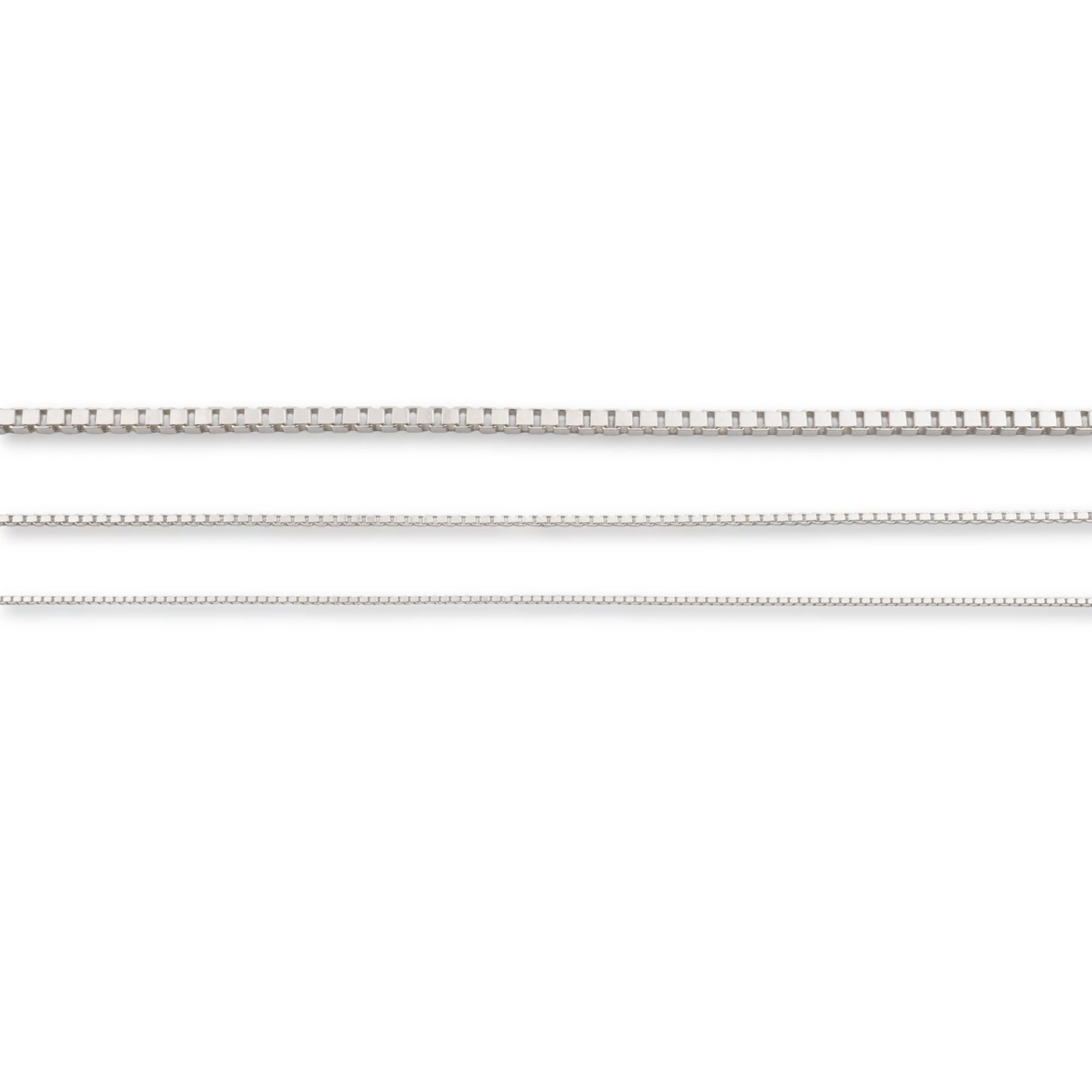 Sterling Silver Box Chain Extender - Custom Length Extension Chain for ...