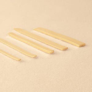 9k Solid Gold Rectangular Wire | 375 Yellow Gold Flat Wire | Bracelet ...