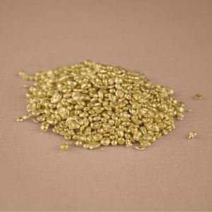 18k Yellow Gold Casting Grain, 750 Yellow Gold Granule, Genuine Raw ...