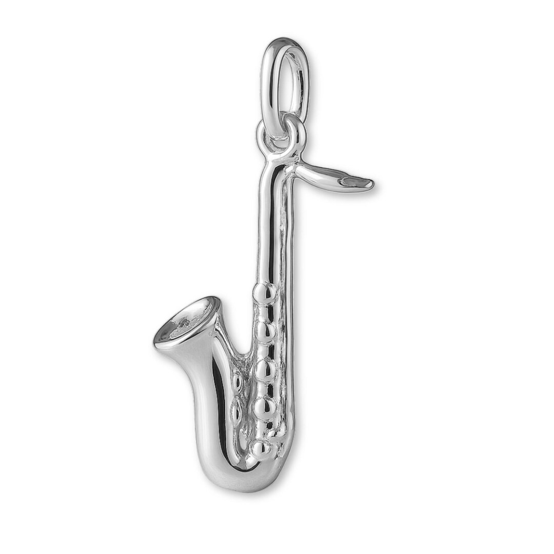 Solid 999 Pure Silver Alto Saxophone Charm - Instrument Charms - 999 ...