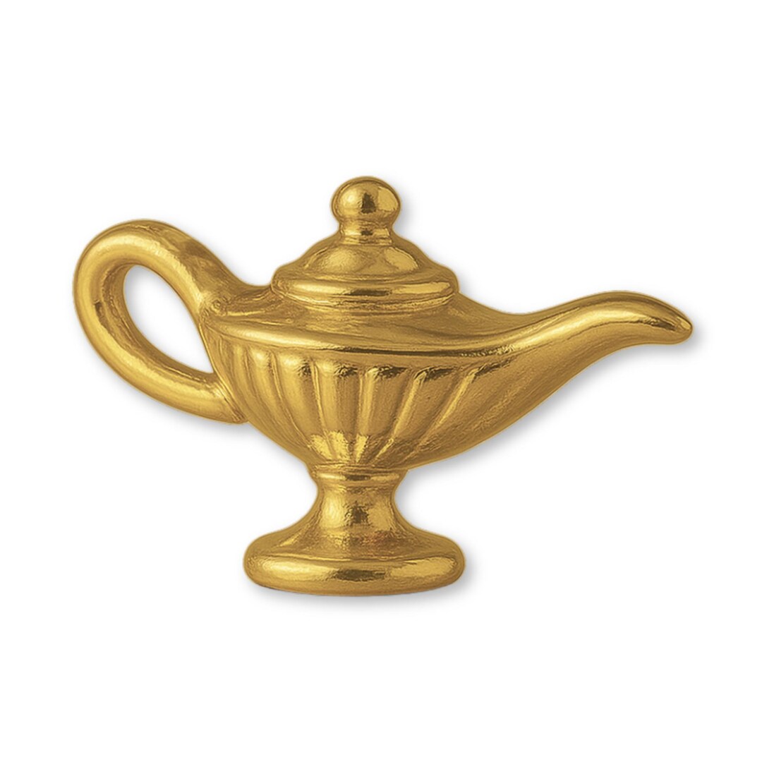 Solid 18ct Yellow Gold Classic Genie Lantern Charm - Fantasy ...