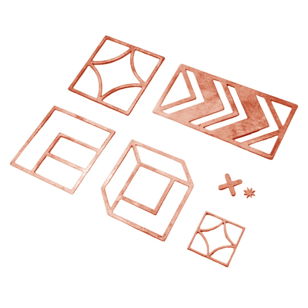 Copper Custom Laser Cutting Solid Copper Custom Design Laser Cutting ...