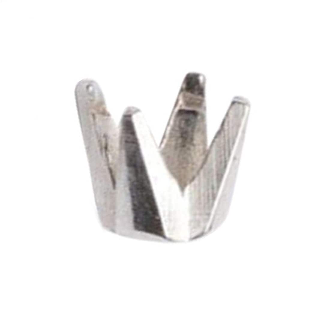Sterling Silver Round Pre Cut Setting - 4 Prong Claw Round Stone ...