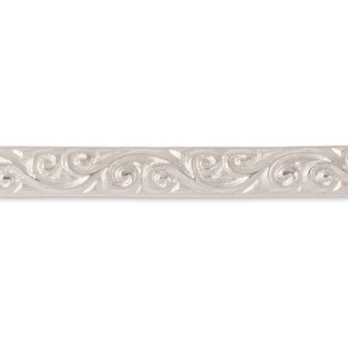 925 Silver Pattern Strip, Sterling Silver Embossed Strip, Decorative ...