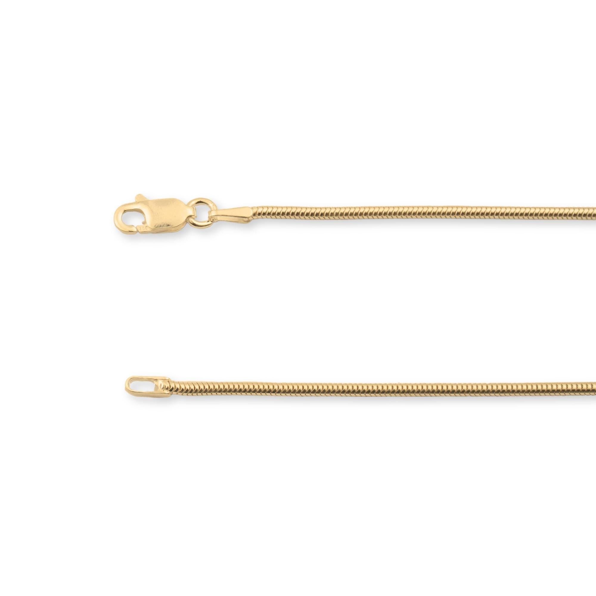 9k Solid Gold Snake Chain Necklace Custom Length Solid 375 Yellow Gold Genuine 9ct Gold Chain Necklace For Men Women Etsy