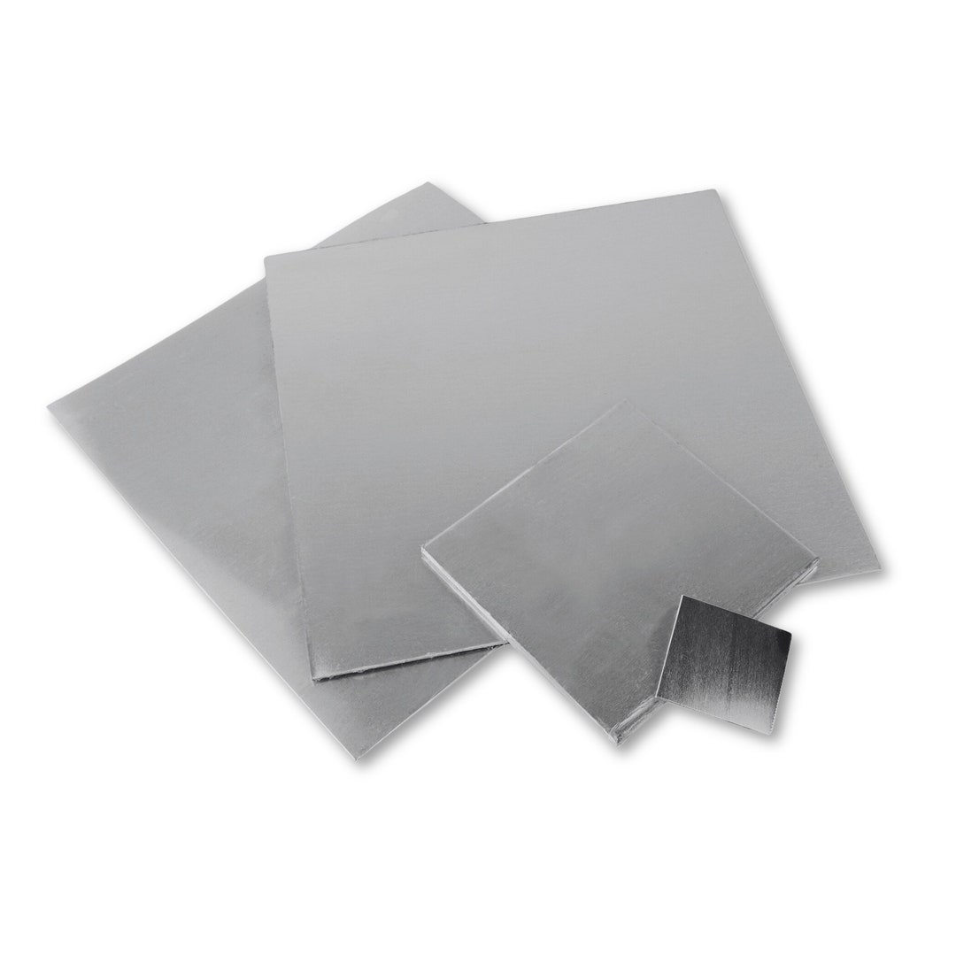 9k Solid White Gold Sheet Metal - 375 White Gold Plate, Real Gold Blank ...