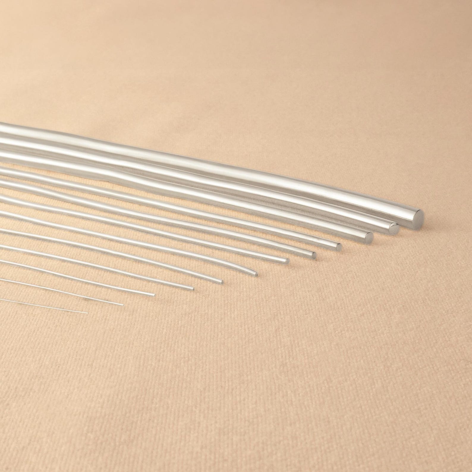 18k Solid White Gold Wire - 10cm - 750 White Gold Half Hard Wire ...