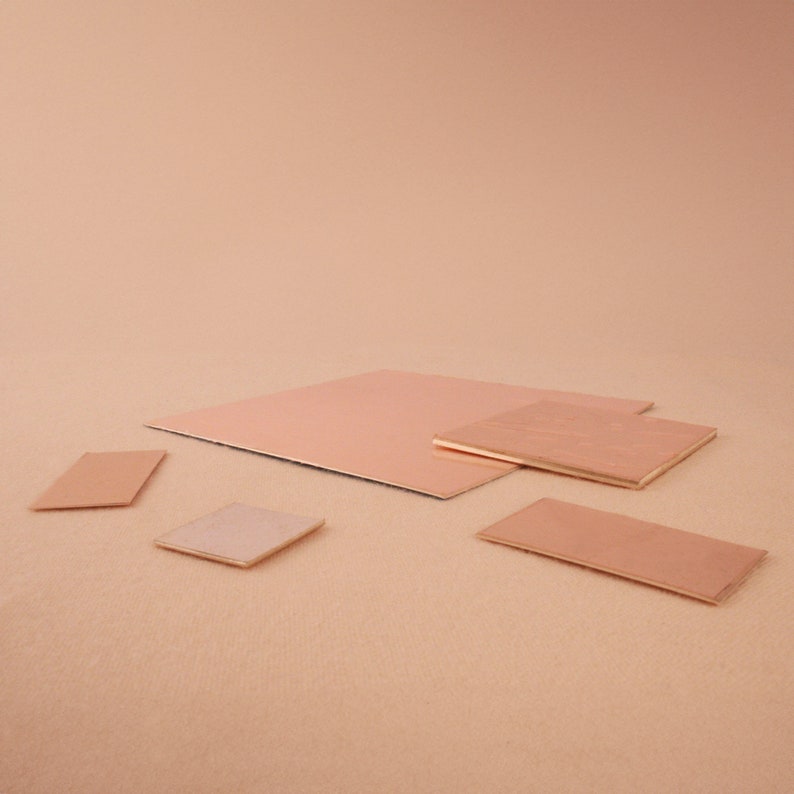 Shakudo Sheets - 4% Gold, Jewellery Making, Smooth Flat Shakudo Plates ...